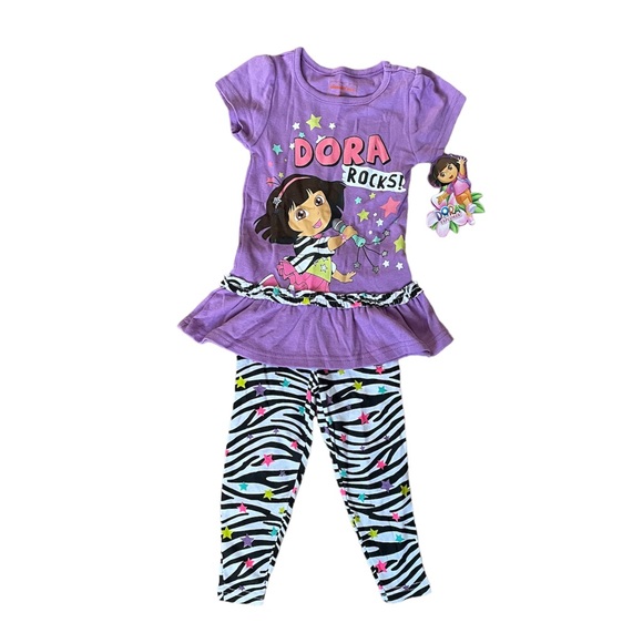 Nickelodeon | Matching Sets | Nwt Dora The Explorer 2 Piece Set 24m ...